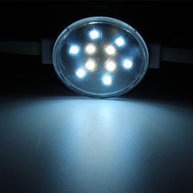 China 50mm 24V SMD3535 IP67 Waterproof LED Point Light Flexible PC Material Lighting  landscape lighting for sale