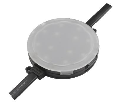China 80mm RGBW DC24V Pixel Point Light DMX512 IP67 Waterproof 120° Beam Angle UV Resistant for sale