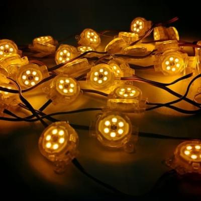 China PC Material 30mm 12V SMD2835 IP67 Waterproof Flexible Lighting LED Point Light for sale