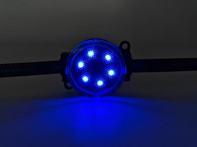 China 24V IP67 Waterproof RGBW LED Point Light 50mm Outdoor Facade Pixel Light for Building Decoration for sale