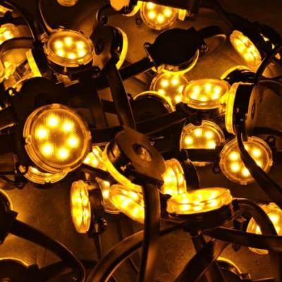 China 50mm LED Point Light with IP67 Waterproof Protection DC24V Power and PC Material Suitable for Outdoor Decorative Lighting for sale