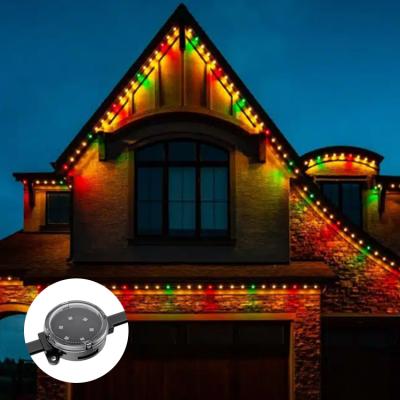 China 40mm RGB Color Changing 48V IP67 PC LED Point Globe Light, Custom Holiday Decor Bulb for Outdoor Landscape Christmas Festival Lighting for sale