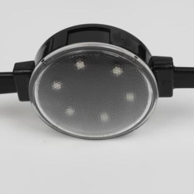 China IP67 Outdoor 40mm 2W RGBW LED Point Light Source Featuring 48V DMX Control for Hotel Facade Eave Decoration for sale