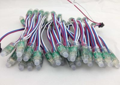 중국 풀 컬러 12mm IP67 DC5V 표시 RGB LED 화소 빛 똑똑한 IC는 0.3with PC를 통제했습니다 판매용