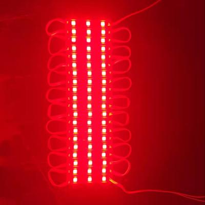 China 7512-5050 RGB LED Module 0.72W LM60-66LM Angle 160 IP65 With The Light Box Displaying The Different Luminous Characters for sale