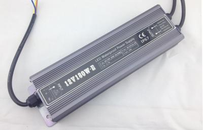 China Safety 180 W Waterproof LED Driver 24 V DC12V High Efficiency for sale