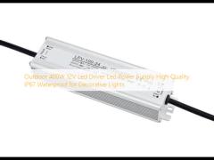 Outdoor 400W 12V LED Driver LED Fornecimento de energia de alta qualidade IP67 à prova d‘água para luzes decorativas
