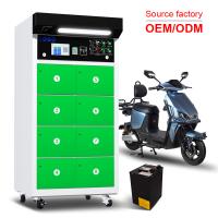 Quality 8 Circuits EV Lithium Battery Swapping Cabinet Single phase 1400W OEM for sale