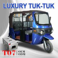 Quality 3000W Electric Passenger Tricycle Tuk Tuk Fast Charging 2 Seater E Rickshaw OEM for sale