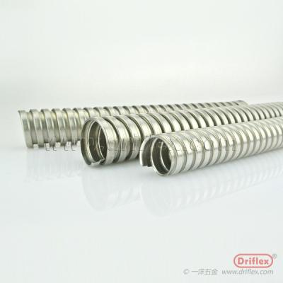 China Non-jacketed Squarelocked Stainless Steel Flexible Conduit 3/8