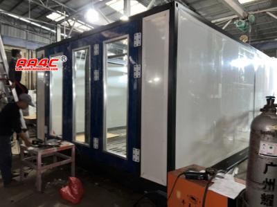 Cina AA4C Container Spray Booth Gravel Damage Repair Booth Auto Portatile Paint Booth Riparazione rapida in vendita