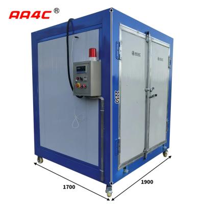 China AA4C Rim Baking Oven Wheel Rim Curing Oven With Trolley Rim Drying Oven AA-RCO161814T for sale