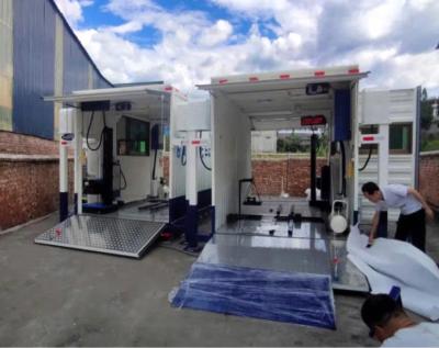 China AA4C Mobile Motorcycle And EV Cars Test Lines Vehicle Test Lane Vehicle Inspection Equipment for sale