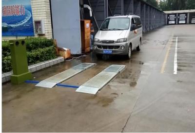 China Linea di collaudo veicoli Automobile ultrapiatta 2&4 piastre Tester freni tester assetto sospensioni tester carico assale Attrezzatura per l'ispezione dei veicoli for sale