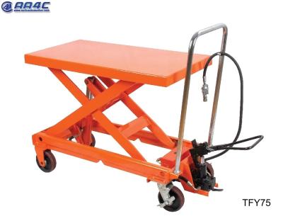 China AA4C Pneumatic Hydraulic Cart And Hydraulic Double-function Table Truck for sale