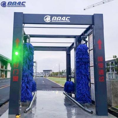 China AA4C Automatic Drive Through 4 Brushes Bus Truck Wash Machine Rollover AA-DR3 for sale