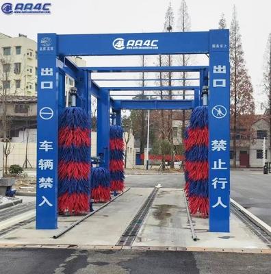 China AA4C Automatic Drive Through 6 Brushes Power Consumption 0.5 Kwh/bus Bus Truck Washer Rollover Washing Machine AA-DR4 for sale