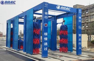 China AA4C Automatic Drive Through 6 Brushes Power Consumption 0.5 Kwh/bus Bus Truck Washer Rollover Washing Machine AA-DR4 for sale