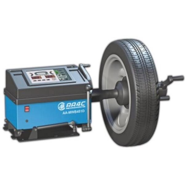 Combo AA4C pour le changement de pneus mobiles et l'équilibrage des roues installé dans les camionnettes AA-MWB451D+AA-MTC106EZ pour le changement de pneus à profil bas