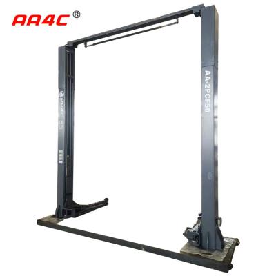 Cina 5.0T aereo 2 post di sollevamento doppio lato sblocco manuale sollevamento idraulico auto sollevamento automobilistico sollevamento automatico AA-2PCF50 in vendita