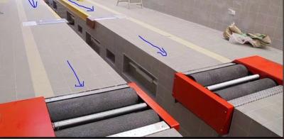 AA4C Roller Brake Tester met aslast split type aan 2 zijden van pit Vehicle Test Line voor auto&truck