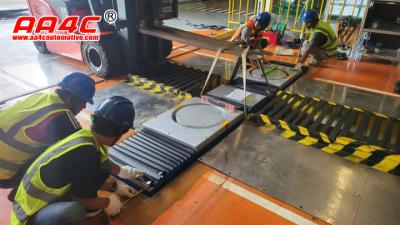 Cina AA4C auto Camionetta Provatore dell'angolo di sterzata del veicolo Provatore della linea di prova del veicolo in vendita