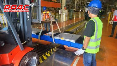 Cina AA4C auto Camionetta Provatore dell'angolo di sterzata del veicolo Provatore della linea di prova del veicolo in vendita
