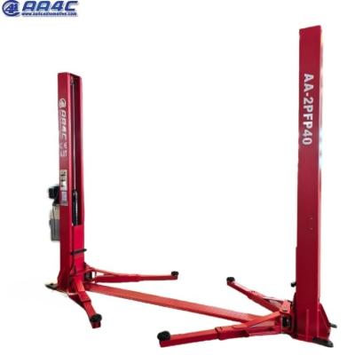 Cina AA-2PFP40 4.0T 2 Post Floorplate Manuale sblocco ascensore per autoveicoli ascensore per veicoli due post ascensore per autoveicoli ascensore per autoveicoli rampa economica Modello in vendita