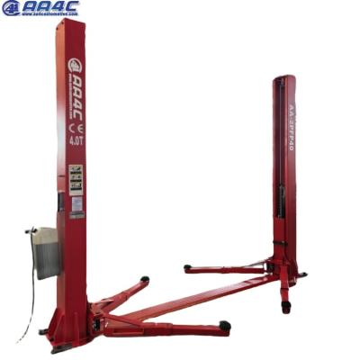 Cina AA-2PFP40 4.0T 2 Post Floorplate Manuale sblocco ascensore per autoveicoli ascensore per veicoli due post ascensore per autoveicoli ascensore per autoveicoli rampa economica Modello in vendita