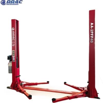 Cina AA-2PFP40 4.0T 2 Post Floorplate Manuale sblocco ascensore per autoveicoli ascensore per veicoli due post ascensore per autoveicoli ascensore per autoveicoli rampa economica Modello in vendita