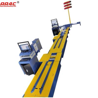 AA4C 2-wheeled motorcycles Centralized testing line include brake force axle load speedometer clamping wheel alignment headlight tester noise meter