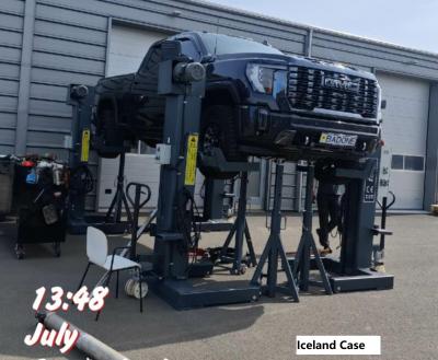 AA4C 20T 30T Механический винтовой тяжеловесный автобусный грузовик подъемник подвижной 4 пост грузовик подъемник комбинированный