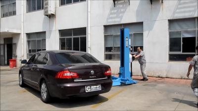 中国 2つの滑走路を持つ水力1 poste駐車カーリフト 販売のため