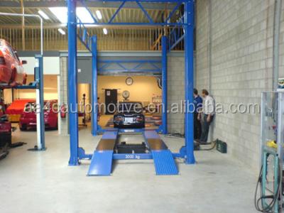 China AA4C Heavy Duty High Rise 4  Post Car Vehicle Lift  Car Elevator  Car Parking Lift 3.5M High for sale