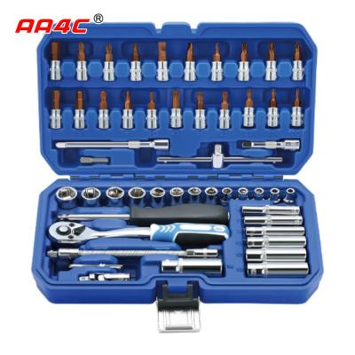 AA4C 53pcs 자동 수리 도구 키트 선반 하드웨어 손 도구 작업대 도구 A1-X05301