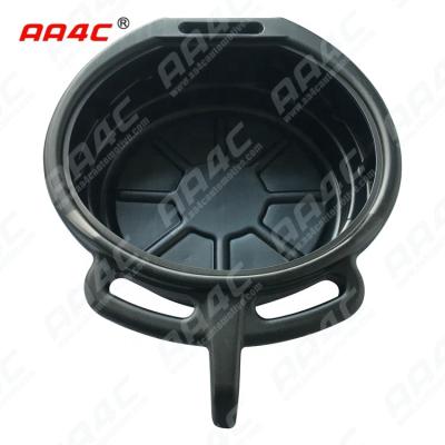 China AA4C  15L plastic oil collecting pan auto repair workshop used pan oil drainer exchanger auto oil drain pan for sale