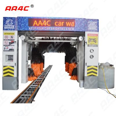Cina Un ribaltamento elettrico di 9 spazzole del tunnel di 12.5KW Touchfree della macchina automatica dell'autolavaggio in vendita