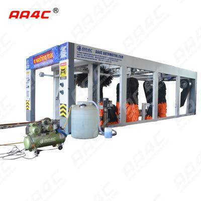 Cina Un ribaltamento elettrico di 9 spazzole del tunnel di 12.5KW Touchfree della macchina automatica dell'autolavaggio in vendita