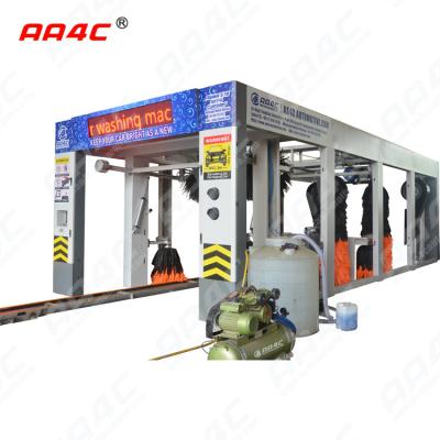Cina Un ribaltamento elettrico di 9 spazzole del tunnel di 12.5KW Touchfree della macchina automatica dell'autolavaggio in vendita