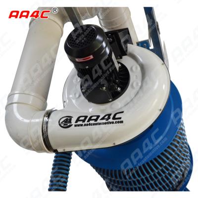 China AA4C car exhaust extracting system auto vehicle exhaust manual fixed tumbler hose reel with fans control customize size for sale