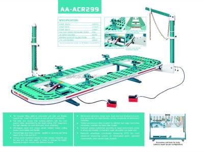 Cina Sistema di riparazione di auto di rettificatore del telaio del telaio del carrello di raddrizzatore di auto di collisione banco di riparazione del carrello AA-ACR299 in vendita