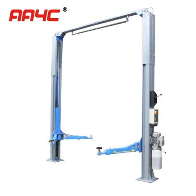 China 8 bends column 2 post free standing car lift for sale