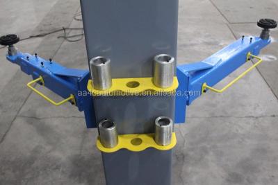 China 8 bends column 2 post free standing car lift for sale
