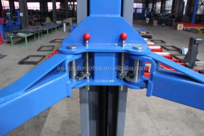 China 8 bends column 2 post free standing car lift for sale