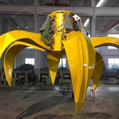 Cina Tipo materiale robusto della scorza d'arancia della struttura Q355 del secchio idraulico della gru a benna in vendita