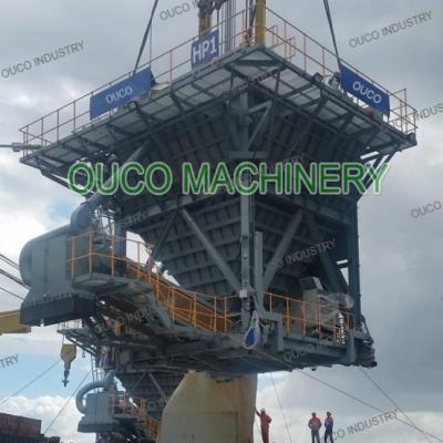 China Mobile Cyclone Filter Eco Hopper Bulk Material Dust Proof Port 750TPH for sale