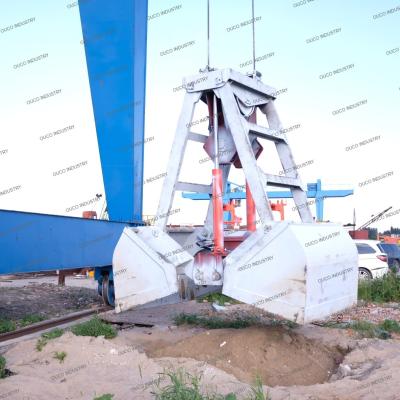 중국 4CBM 대합조개 껍질 크레인 그래브 버킷 수력 무선원격제어 선박 판매용