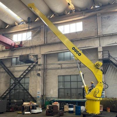 China 2.6T Offshore Stiff Leg Crane for sale