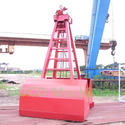 중국 5 CBM 2 로프 벌크 화물 수력 대합조개 껍질 잡기 판매용