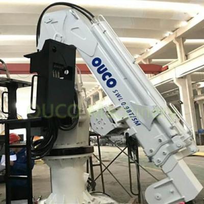 Cina gru idrauliche telescopiche della piattaforma della nave da 360 gradi 1t in vendita